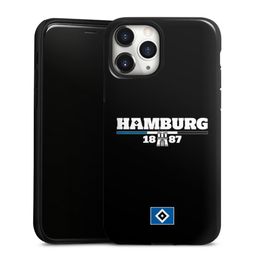 DeinDesign iPhone 11 Pro Handy Panzer Handyh&uuml;lle robuste Outdoor H&uuml;lle Schutzh&uuml;lle gl&auml;nzend Official Licensed Product Hamburg Hsv Tough Case