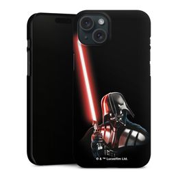 DeinDesign iPhone 15 Plus Handy Premium Case Smartphone Handyh&uuml;lle Schutzh&uuml;lle matt Merchandise Darth Vader Star Wars Premium Case