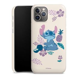 DeinDesign iPhone 12 Pro Handy Premium Case Smartphone Handyh&uuml;lle Schutzh&uuml;lle gl&auml;nzend Flowers Lilo & Stitch Official Licensed Product Premium Case