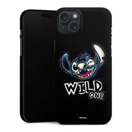 DeinDesign iPhone 15 Plus Handy Premium Case Smartphone Handyh&uuml;lle Schutzh&uuml;lle matt Lilo & Stitch Disney Official Licensed Product Premium Case