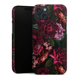 DeinDesign iPhone 15 Plus Handy Premium Case Smartphone Handyh&uuml;lle Schutzh&uuml;lle matt Flowers Blossom Rose Premium Case