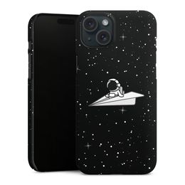 DeinDesign iPhone 15 Plus Handy Premium Case Smartphone Handyh&uuml;lle Schutzh&uuml;lle matt Astronaut Comic Paper Premium Case