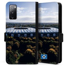 DeinDesign Galaxy S20 Handy Klapph&uuml;lle Handyh&uuml;lle aus Kunst Leder schwarz Flip Case Hsv Hamburger Sv Stadium Sideflip mit Lasche