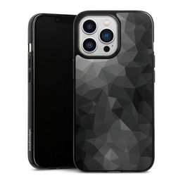 DeinDesign iPhone 13 Pro Handy Silikon H&uuml;lle Case schwarz Handyh&uuml;lle Mosaic Muster Tarnmuster