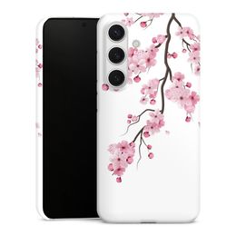 DeinDesign Galaxy S24 Handy Premium Case Smartphone Handyh&uuml;lle Schutzh&uuml;lle matt Aisa Japan Cherry Blossom Premium Case