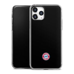 DeinDesign iPhone 11 Pro Handy Slim Case Silikon Handyh&uuml;lle transparent H&uuml;lle extra d&uuml;nn Fc Bayern M&uuml;nchen Fcb Logo Silikon Slim Case