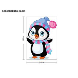 Wandtattoo Tiere Baby Pinguine Wandsticker Wandaufkleber in S-XXL