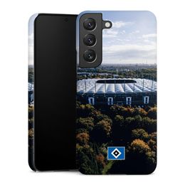 DeinDesign Galaxy S22 Handy Premium Case Smartphone Handyh&uuml;lle Schutzh&uuml;lle matt Hsv Hamburger Sv Stadium Premium Case