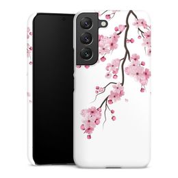 DeinDesign Galaxy S22 Handy Premium Case Smartphone Handyh&uuml;lle Schutzh&uuml;lle matt Aisa Japan Cherry Blossom Premium Case