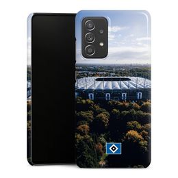 DeinDesign Galaxy A52s 5G Handy Premium Case Smartphone Handyh&uuml;lle Schutzh&uuml;lle gl&auml;nzend Hsv Hamburger Sv Stadium Premium Case