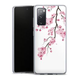 DeinDesign Galaxy S20 FE Handy Silikon H&uuml;lle Case transparent Handyh&uuml;lle Cherry Blossom Japan Aisa Silikon Case