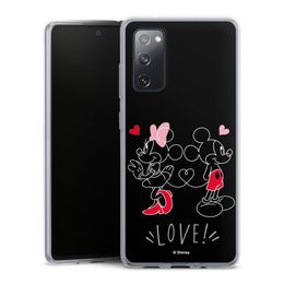 DeinDesign Galaxy S20 FE Handy Silikon H&uuml;lle Case transparent Handyh&uuml;lle Disney Love Silikon Case
