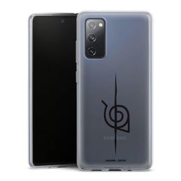 DeinDesign Galaxy S20 FE Handy Silikon H&uuml;lle Case transparent Handyh&uuml;lle Naruto Shippuden Sasuke Konoha Silikon Case