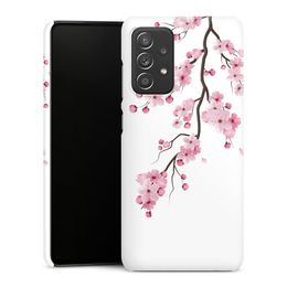 DeinDesign Galaxy A52s 5G Handy Premium Case Smartphone Handyh&uuml;lle Schutzh&uuml;lle gl&auml;nzend Cherry Blossom Aisa Japan Premium Case