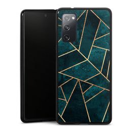 DeinDesign Galaxy S20 FE Handy Silikon H&uuml;lle Case schwarz Handyh&uuml;lle Elisabeth Fredriksson Stone Gold & Copper