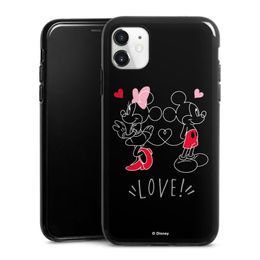 DeinDesign iPhone 11 Handy Silikon H&uuml;lle Case schwarz Handyh&uuml;lle Disney Love