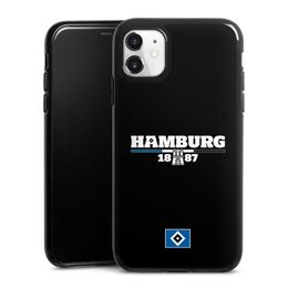 DeinDesign iPhone 11 Handy Silikon H&uuml;lle Case schwarz Handyh&uuml;lle Hsv Official Licensed Product Hamburg