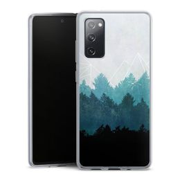 DeinDesign Galaxy S20 FE Handy Silikon H&uuml;lle Case transparent Handyh&uuml;lle Abstract Forrest Tree Silikon Case