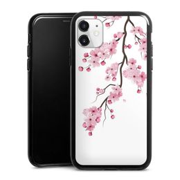 DeinDesign iPhone 11 Handy Silikon H&uuml;lle Case schwarz Handyh&uuml;lle Cherry Blossom Aisa Japan