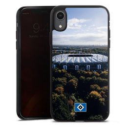 DeinDesign iPhone Xr Handy Silikon H&uuml;lle Case schwarz Handyh&uuml;lle Hsv Hamburger Sv Stadium