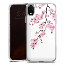 DeinDesign iPhone Xr Handy Silikon H&uuml;lle Case transparent Handyh&uuml;lle Aisa Japan Cherry Blossom Silikon Case