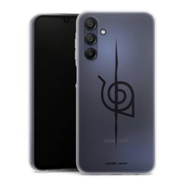 DeinDesign Galaxy A15 5G Handy Silikon H&uuml;lle Case transparent Handyh&uuml;lle Konoha Sasuke Naruto Shippuden Silikon Case