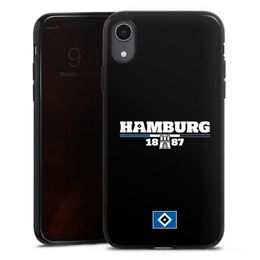 DeinDesign iPhone Xr Handy Silikon H&uuml;lle Case schwarz Handyh&uuml;lle Hamburg Official Licensed Product Hsv