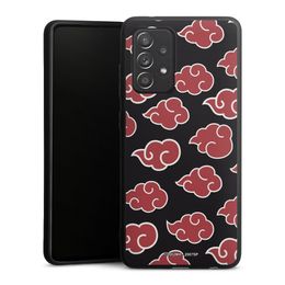 DeinDesign Galaxy A52s 5G Handy Premium Silikon H&uuml;lle Handyh&uuml;lle schwarz Case Akatsuki Naruto Shippuden Pattern Silikon Premium Case