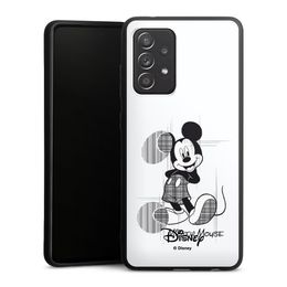 DeinDesign Galaxy A52s 5G Handy Premium Silikon H&uuml;lle Handyh&uuml;lle schwarz Case Official Licensed Product Mickey Mouse Disney Silikon Premium Case