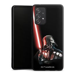 DeinDesign Galaxy A52s 5G Handy Premium Silikon H&uuml;lle Handyh&uuml;lle schwarz Case Darth Vader Star Wars Merchandise Silikon Premium Case