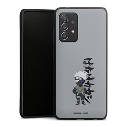 DeinDesign Galaxy A52s 5G Handy Premium Silikon H&uuml;lle Handyh&uuml;lle schwarz Case Naruto Shippuden Kakashi Official Licensed Product Silikon Premium Case