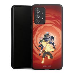DeinDesign Galaxy A52s 5G Handy Premium Silikon H&uuml;lle Handyh&uuml;lle schwarz Case Sasuke Naruto Shippuden Sakura Silikon Premium Case