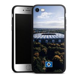 DeinDesign iPhone SE (2020) Handy Premium Silikon H&uuml;lle Handyh&uuml;lle schwarz Case Hamburger Sv Hsv Stadium Silikon Premium Case