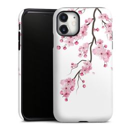 DeinDesign iPhone 11 Handy Panzer Handyh&uuml;lle robuste Outdoor H&uuml;lle Schutzh&uuml;lle gl&auml;nzend Cherry Blossom Japan Aisa Tough Case