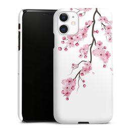 DeinDesign iPhone 11 Handy Premium Case Smartphone Handyh&uuml;lle Schutzh&uuml;lle gl&auml;nzend Cherry Blossom Japan Aisa Premium Case