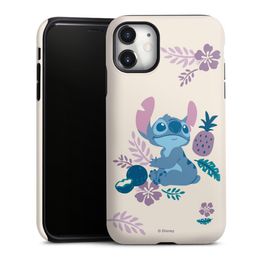 DeinDesign iPhone 11 Handy Panzer Handyh&uuml;lle robuste Outdoor H&uuml;lle Schutzh&uuml;lle matt Official Licensed Product Flowers Lilo & Stitch Tough Case