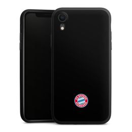 DeinDesign iPhone Xr Handy Premium Silikon H&uuml;lle Handyh&uuml;lle schwarz Case Fcb Fc Bayern M&uuml;nchen Logo Silikon Premium Case