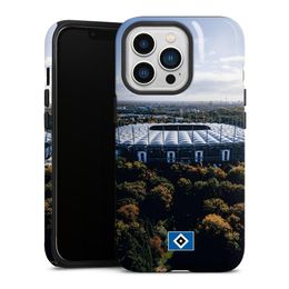 DeinDesign iPhone 13 Pro Handy Panzer Handyh&uuml;lle robuste Outdoor H&uuml;lle Schutzh&uuml;lle gl&auml;nzend Hsv Hamburger Sv Stadium Tough Case