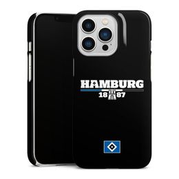 DeinDesign iPhone 13 Pro Handy Premium Case Smartphone Handyh&uuml;lle Schutzh&uuml;lle gl&auml;nzend Hamburg Official Licensed Product Hsv Premium Case