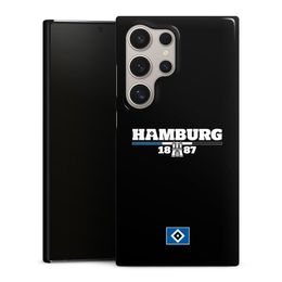 DeinDesign Galaxy S24 Ultra Handy Premium Case Smartphone Handyh&uuml;lle Schutzh&uuml;lle gl&auml;nzend Hamburg Official Licensed Product Hsv Premium Case