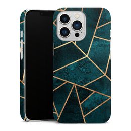 DeinDesign iPhone 13 Pro Handy Premium Case Smartphone Handyh&uuml;lle Schutzh&uuml;lle matt Stone Elisabeth Fredriksson Gold & Copper Premium Case