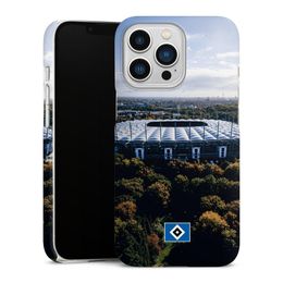 DeinDesign iPhone 13 Pro Handy Premium Case Smartphone Handyh&uuml;lle Schutzh&uuml;lle matt Hsv Hamburger Sv Stadium Premium Case