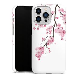 DeinDesign iPhone 13 Pro Handy Premium Case Smartphone Handyh&uuml;lle Schutzh&uuml;lle gl&auml;nzend Aisa Japan Cherry Blossom Premium Case