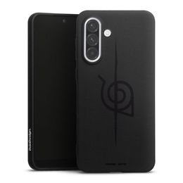 DeinDesign Galaxy A36 5G Handy Premium Silikon H&uuml;lle Handyh&uuml;lle schwarz Case Konoha Sasuke Naruto Shippuden Silikon Premium Case