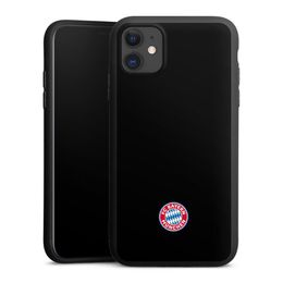 DeinDesign iPhone 11 Handy Premium Silikon H&uuml;lle Handyh&uuml;lle schwarz Case Fcb Fc Bayern M&uuml;nchen Logo Silikon Premium Case