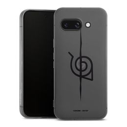 DeinDesign Google Pixel 9a Handy Silikon H&uuml;lle Case transparent Handyh&uuml;lle Konoha Sasuke Naruto Shippuden Silikon Case