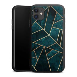 DeinDesign iPhone 11 Handy Premium Silikon H&uuml;lle Handyh&uuml;lle schwarz Case Elisabeth Fredriksson Gold & Copper Stone Silikon Premium Case