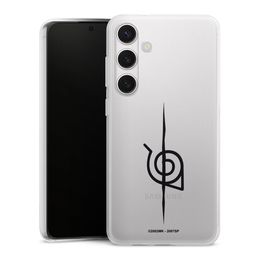DeinDesign Galaxy S24+ Handy Silikon H&uuml;lle Case transparent Handyh&uuml;lle Konoha Sasuke Naruto Shippuden Silikon Case
