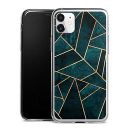 DeinDesign iPhone 11 Handy Slim Case Silikon Handyh&uuml;lle transparent H&uuml;lle extra d&uuml;nn Elisabeth Fredriksson Gold & Copper Stone Silikon Slim Case
