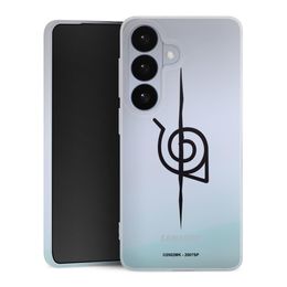 DeinDesign Galaxy S26 Handy Silikon H&uuml;lle Case transparent Handyh&uuml;lle Konoha Sasuke Naruto Shippuden Silikon Case